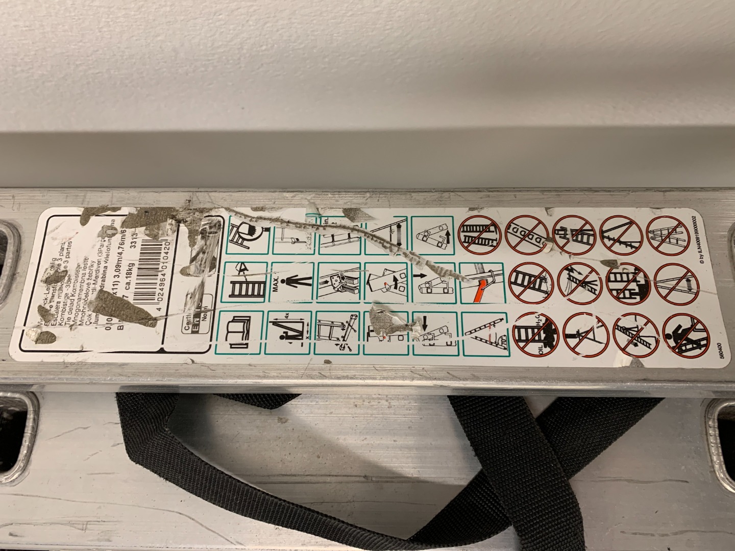 KRAUSE Krause Corda Aluminium Vielzweckleiter 3x11 Sprossen (030429 ...